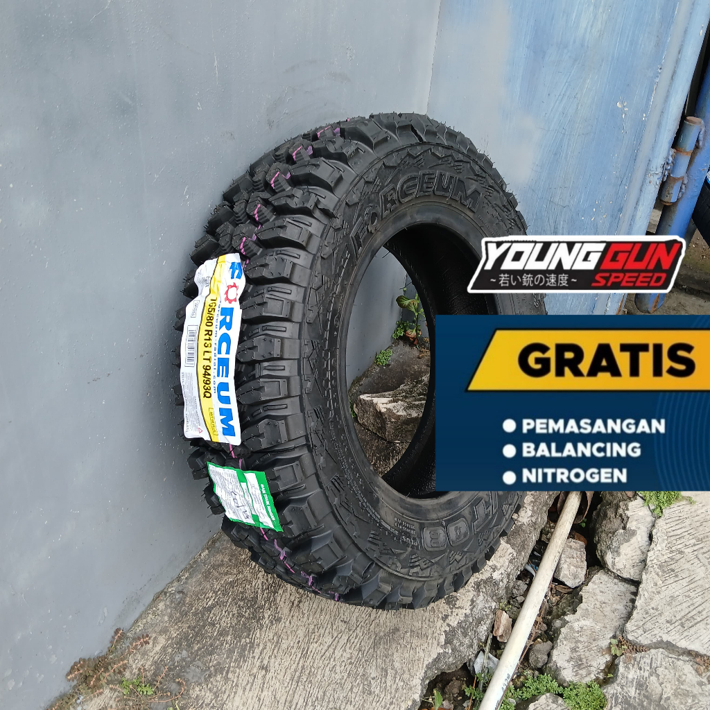 Jual ban m/t 165 80 R13 forceum free pemasangan balancing | Shopee Indonesia