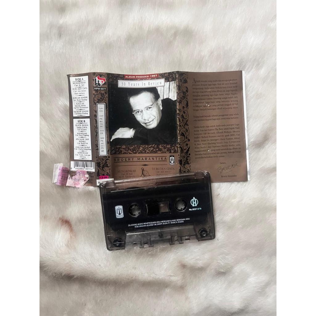 Jual Kaset Pita Broery Marantika 30 Years In Review | Shopee Indonesia