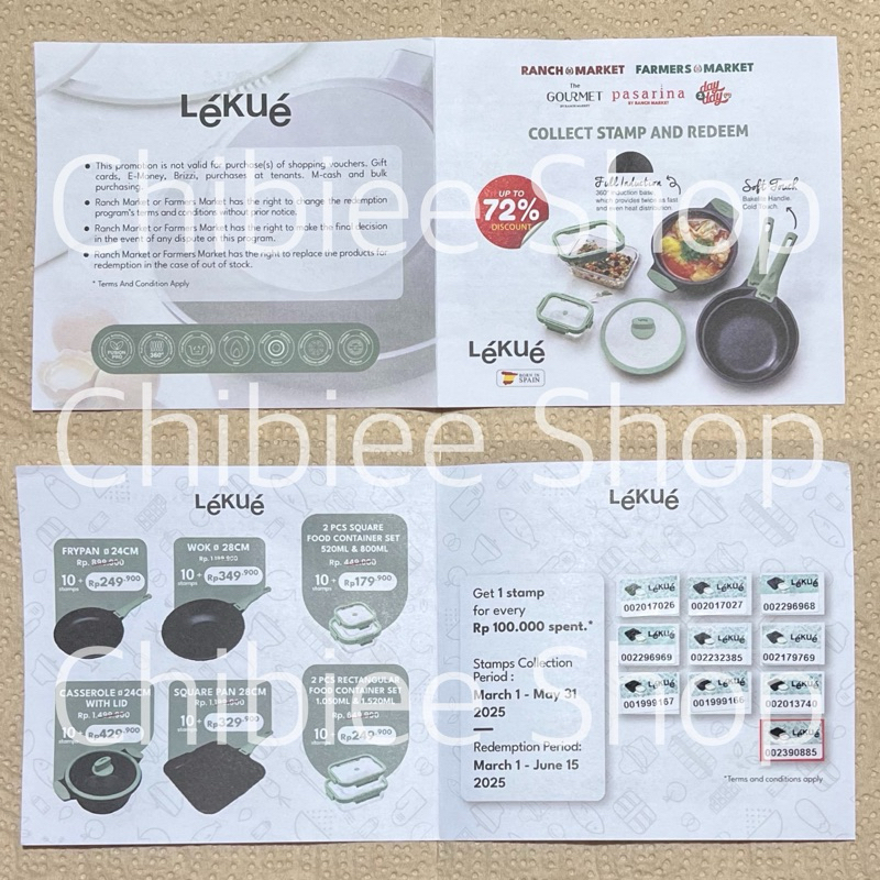 Jual Stamp Farmers Market / Ranch Market / The Gourmet 10 Stamp ...