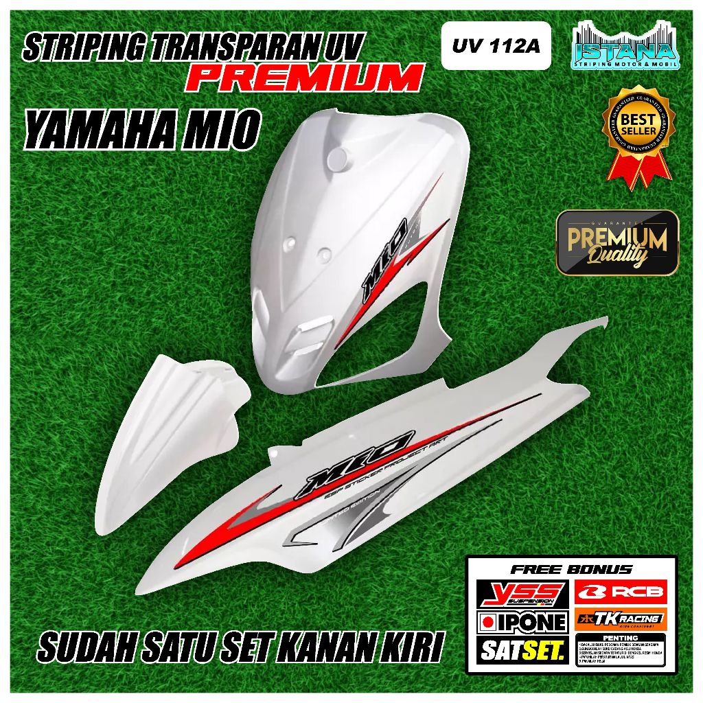 Jual STIKER UV MIO CUSTOM MOTOR-STRIPING YAMAHA MIO TRANSPARAN CUTTING ...