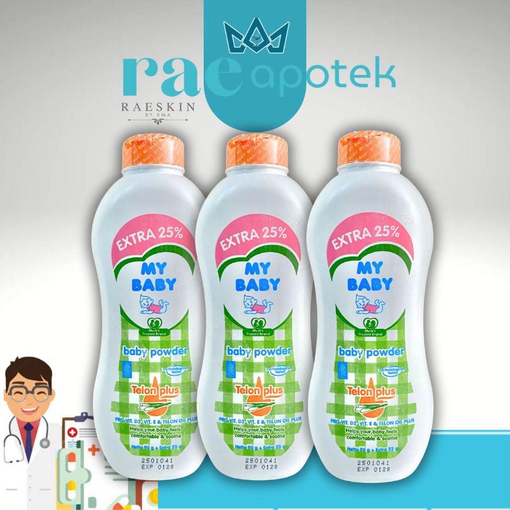 Jual My Baby Powder Telon Plus 90 Gr - Bedak Tabur Bayi | Shopee Indonesia