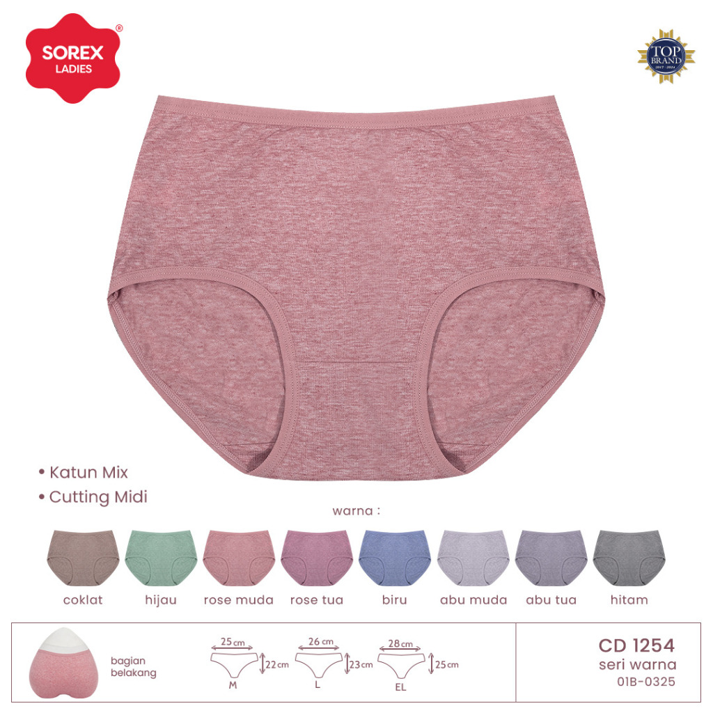 Jual Sorex CD Basic Wanita Midi Katun Mix CD 1254 ( Warna Random ) | Shopee Indonesia
