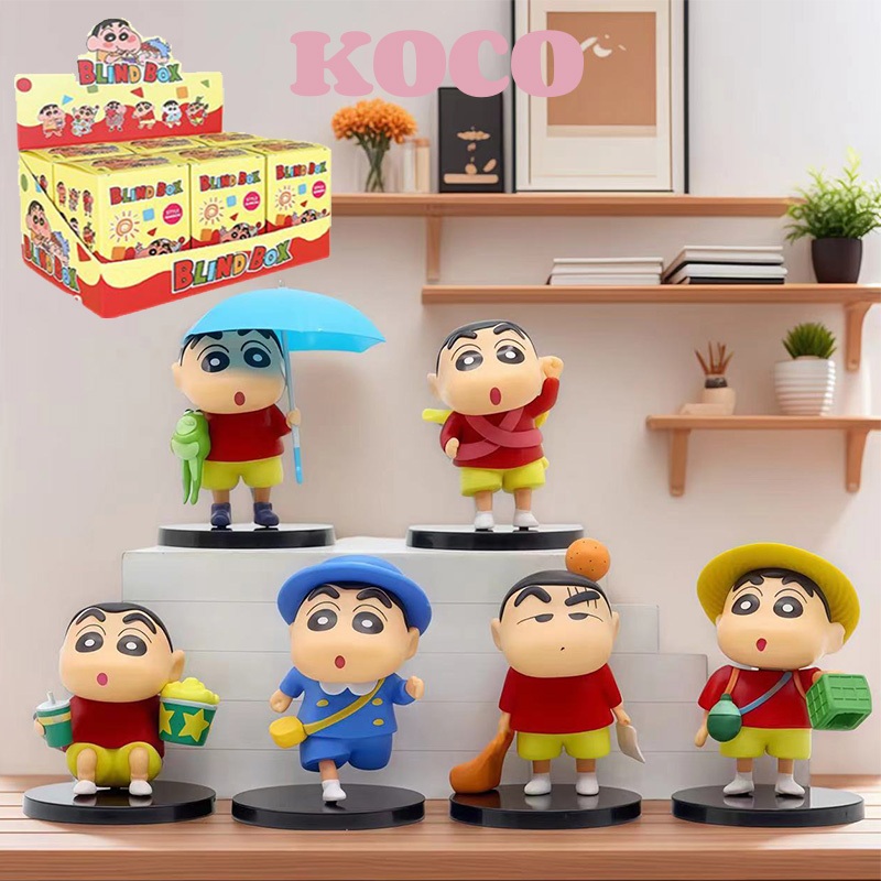 Jual KOCO Mainan Crayon Shinchan Blind Box / Blind Box Shini-RANDOM ...