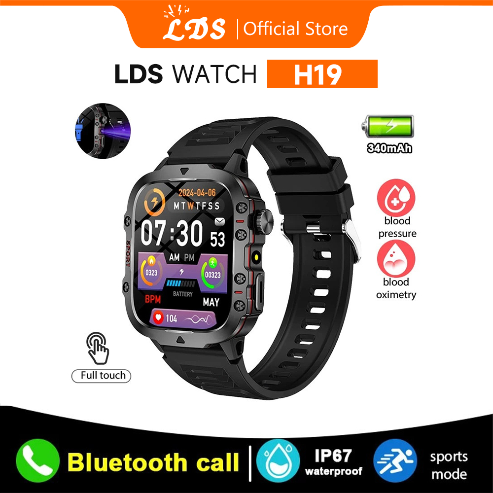 Jual LDS H19 Jam Tangan Keren Jam Tangan Smartwatch Tahan Air 3ATM Asli ...