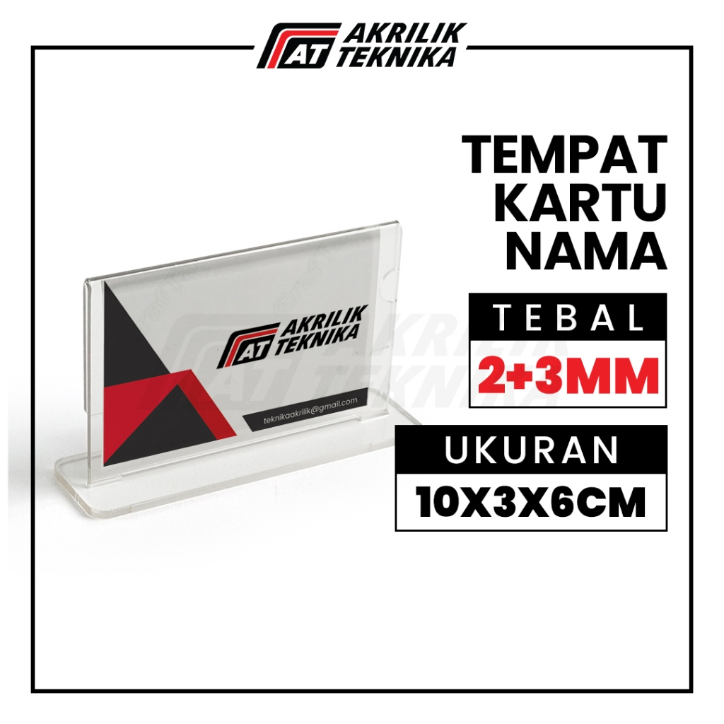 Jual Tempat Kartu Nama / Standing Card Holder / Food Tag | Shopee Indonesia