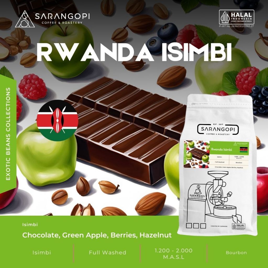 Jual Rwanda Isimbi Kopi Arabika - Sarangopi Roastery Speciality Beans ...