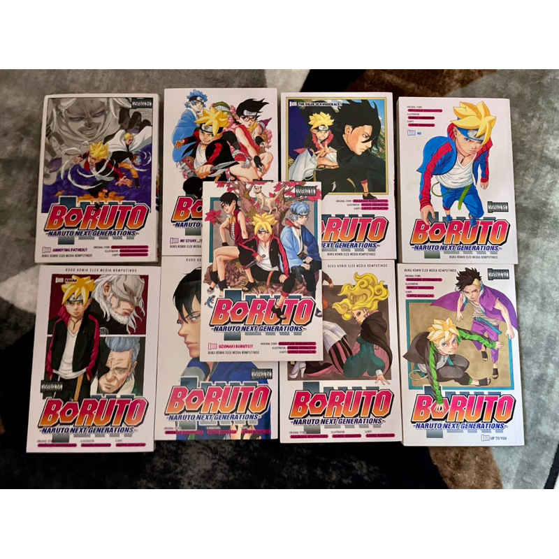 Jual preloved komik boruto naruto next generations vol. 1-9 | Shopee ...