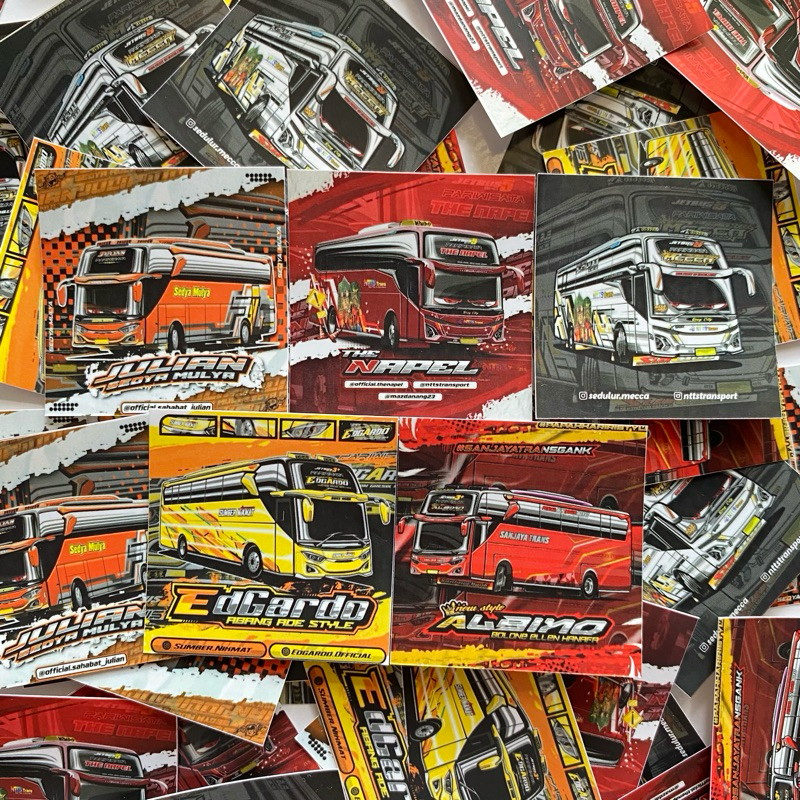 Jual Stiker Bus Artis Terlengkap & Harga Terbaru Juni 2026 | Shopee ...