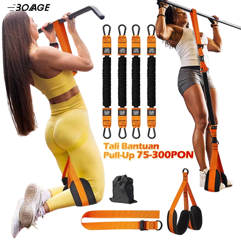 Jual BISA DIPAKAI DI PINTU! Belt Pembantu Pull Up + Tali Karet Elastis ...
