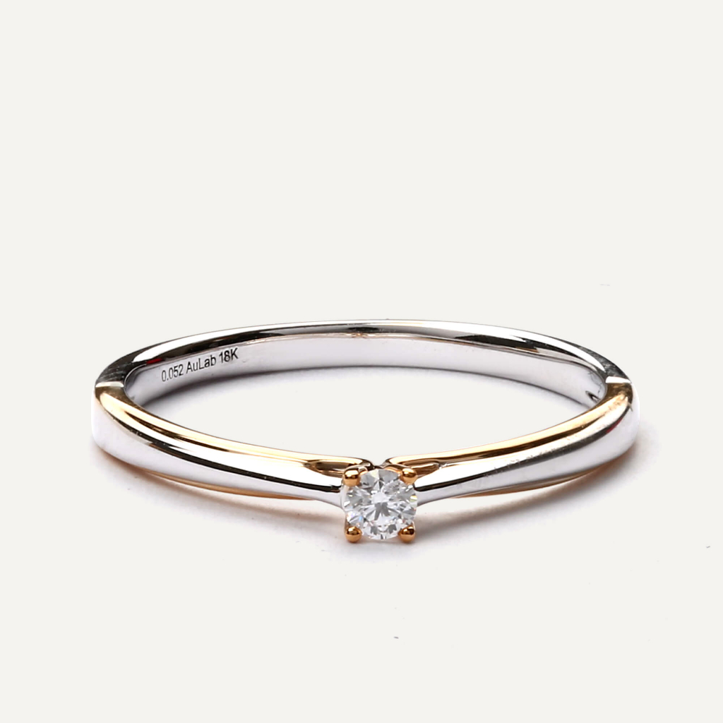 Jual Aurum Lab Diamond Ring 18K - Ashley | Shopee Indonesia