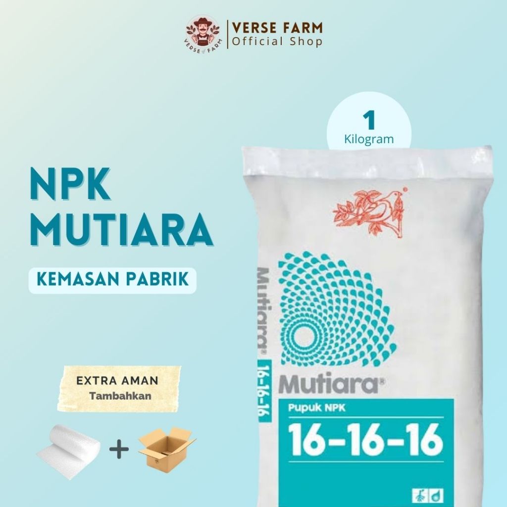 Jual Verse Farm - Pupuk Meroke NPK Mutiara 16-16-16 1 Kg Kemasan Asli Pabrik | Shopee Indonesia