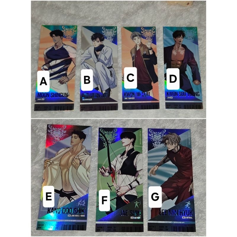 Jual [READY STOCK] Team Lezhin Ticket Ver.1 & Ver.2 Limited Unseald ...