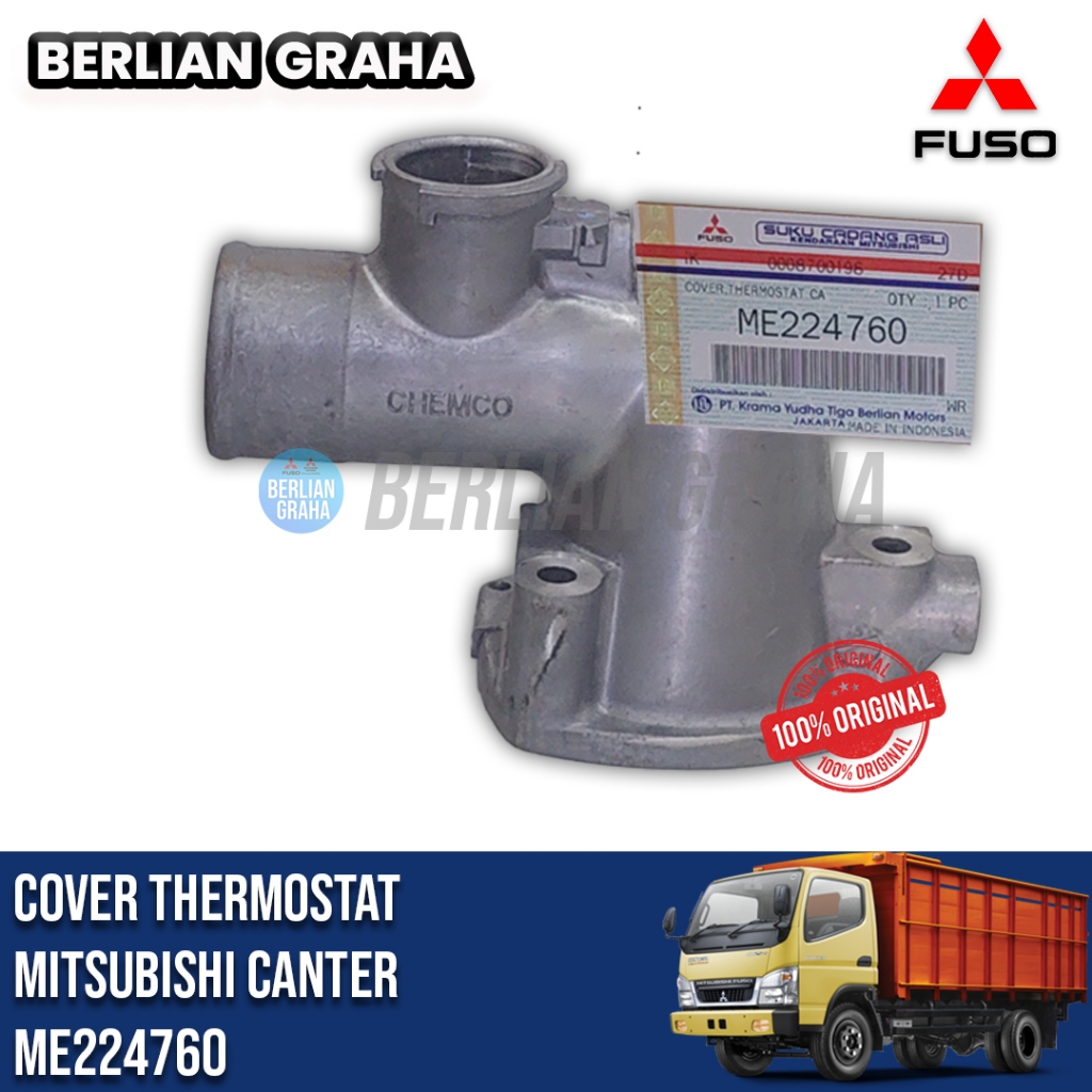 Jual Cover Thermostat Canter Original Mitsubishi | ME224760 | Shopee ...