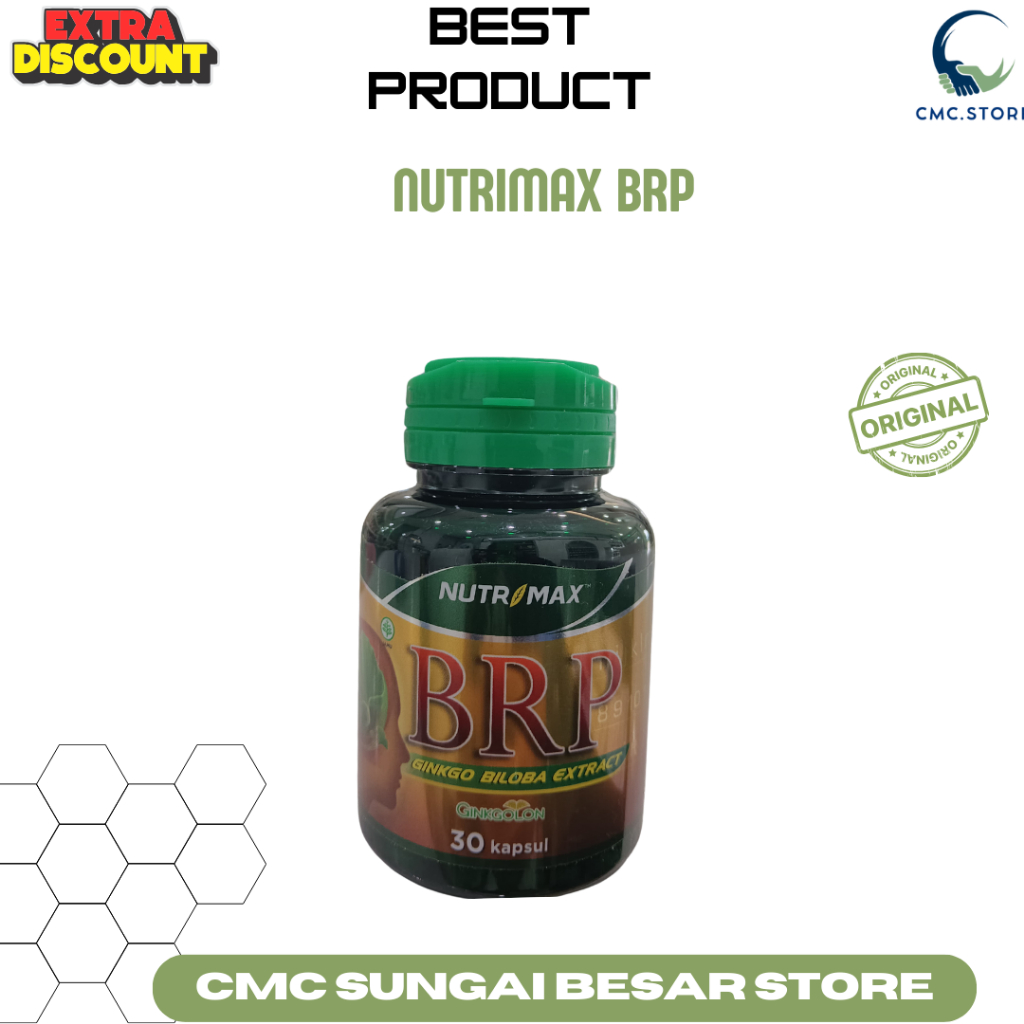 Jual Nutrimax BRP Ginkgo Biloba Extract 30 Kapsul | Shopee Indonesia