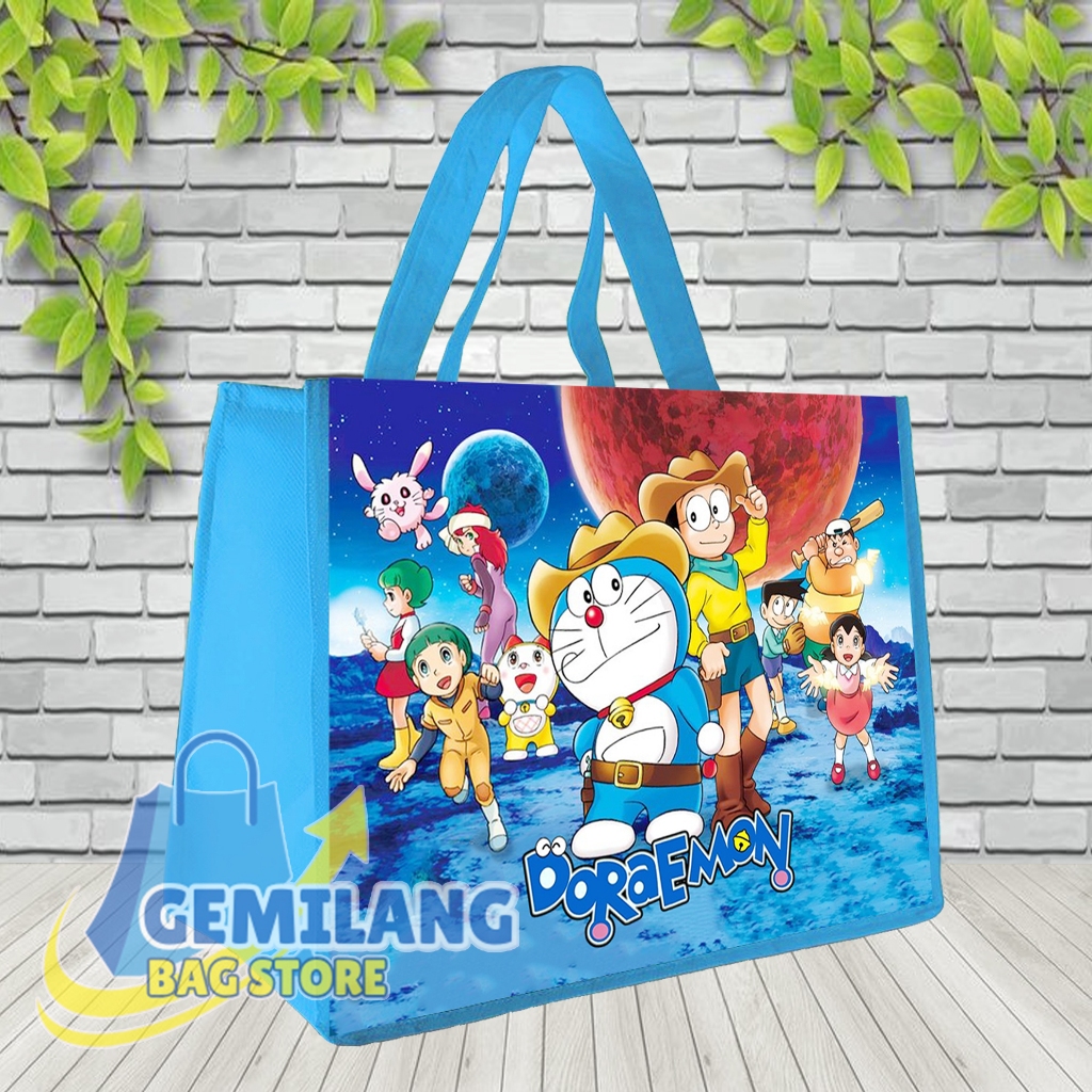 Jual READY STOK Tas Ulang Tahun Doraemon / Tas Ultah Ukuran KFC Snack ...
