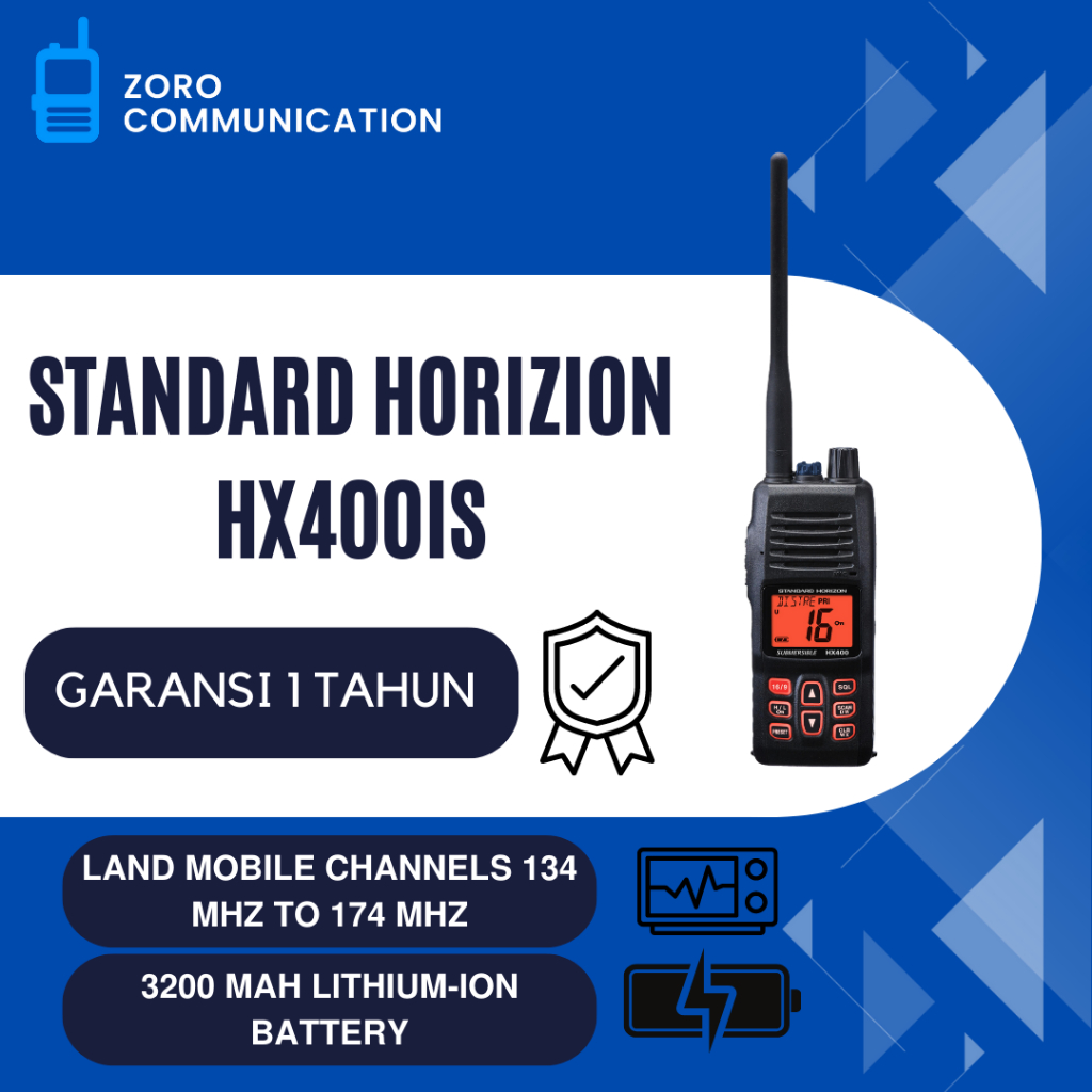 Jual Standard Horizon HX400IS Original Baru Garansi Standard Horizon HX ...
