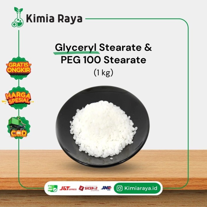 Jual Glyceryl Stearate & PEG 100 Stearate (1 kg) | Shopee Indonesia