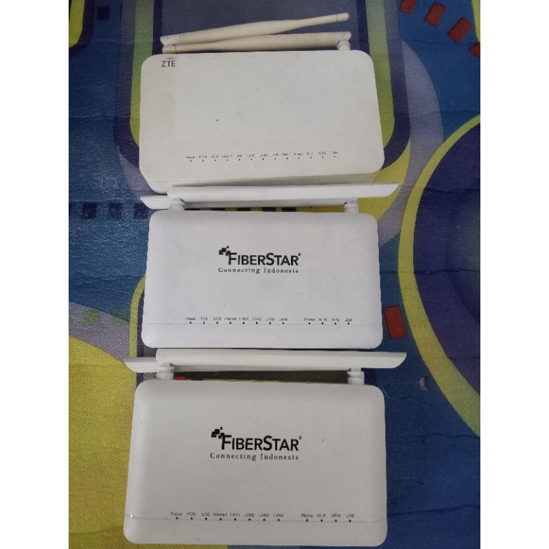 Jual router ZTE f609 V3 FO biru 3buah | Shopee Indonesia
