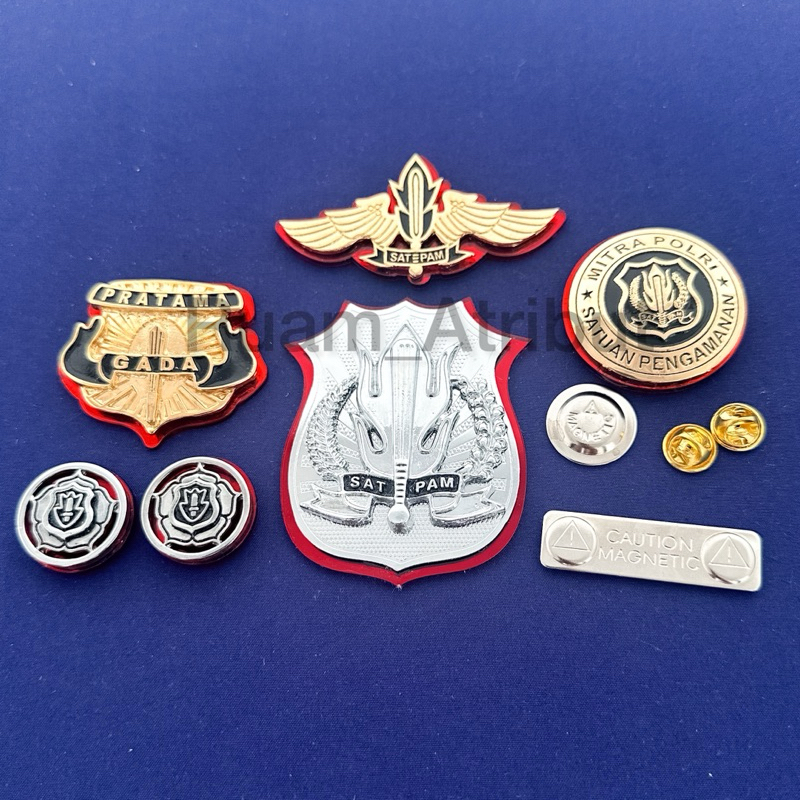 Jual KEWENANGAN SATPAM AKRILIK/MIKA MITRA POLRI / GADA PRATAMA / WING ...