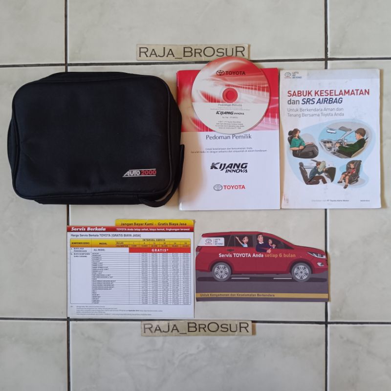 Jual Buku Pedoman Pemilik + CD VCD/Manual book Toyota Kijang Innova ...