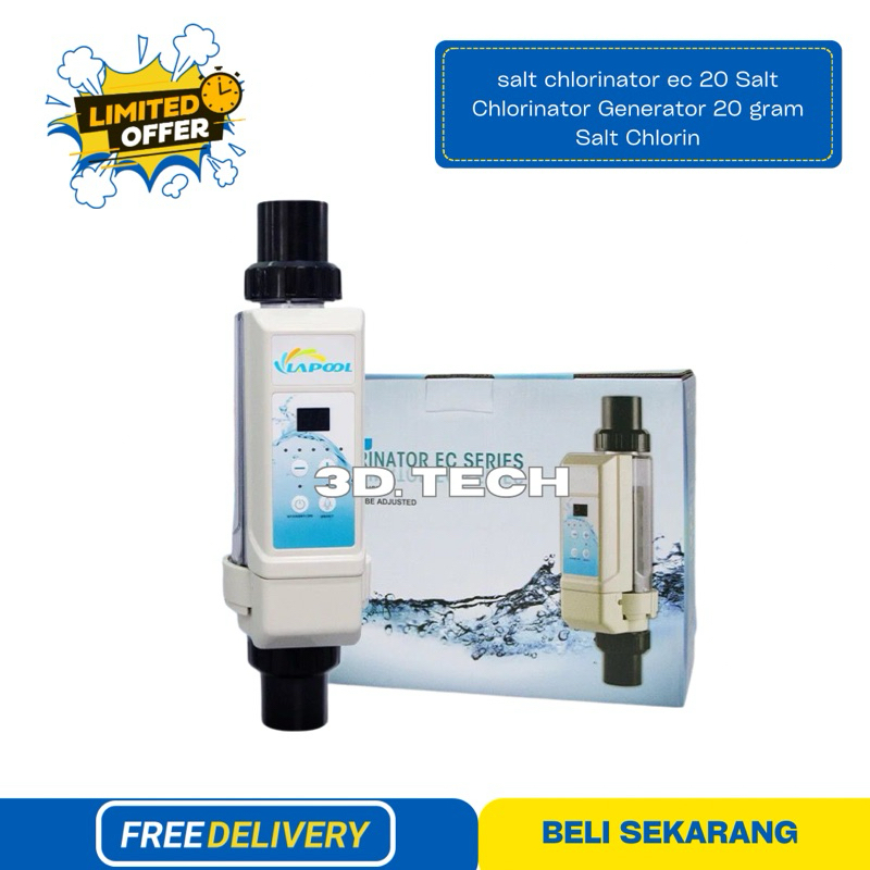 Jual salt chlorinator ec 20 Salt Chlorinator Generator 20 gram Salt Chlorin | Shopee Indonesia