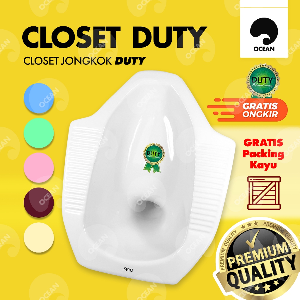 Jual (Gratis Packing Kayu) KLOSET JONGKOK / CLOSET JONGKOK TOILET WC ...
