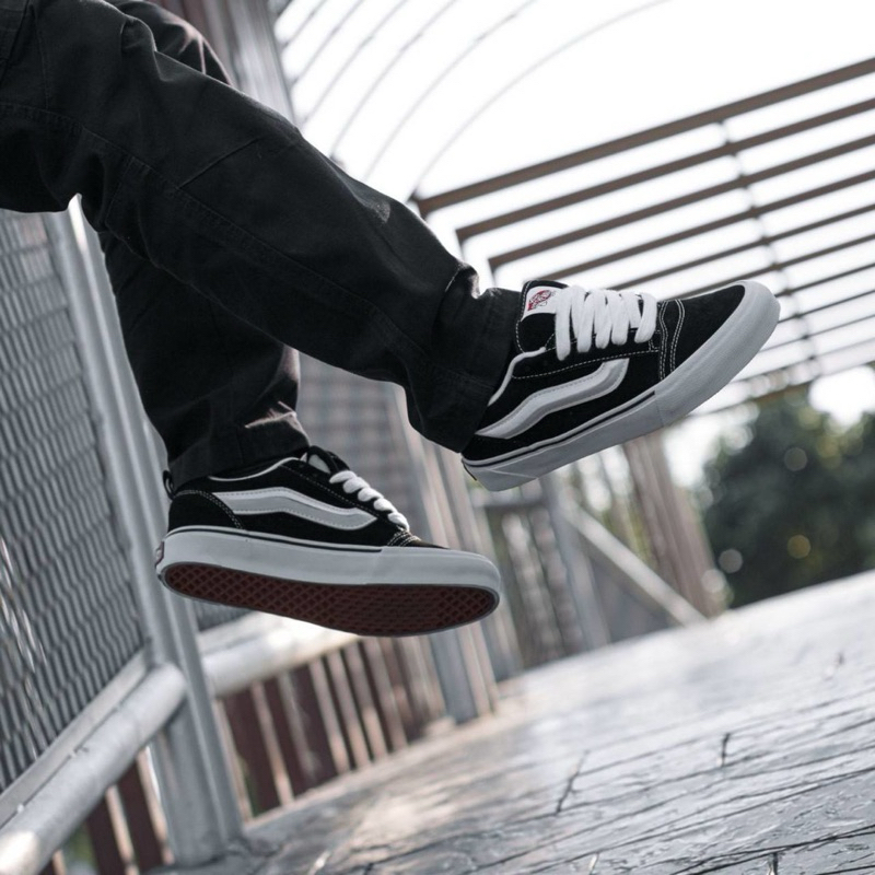 Jual VANS KNU SKOOL BLACK WHITE ORIGINAL | Shopee Indonesia