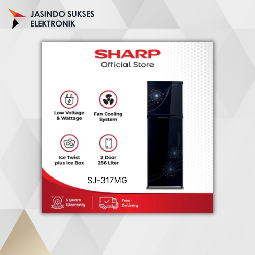Jual LEMARI ES SHARP SJ-317 MG DP/DB 2 PINTU | Shopee Indonesia