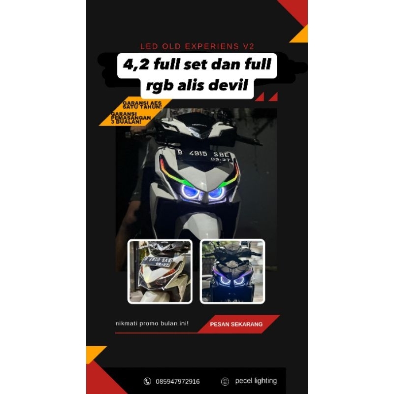 Jual BILED AES EXPERIENCE VARIO LED OLD FULL SET DAN FULL SPEK RGB ...