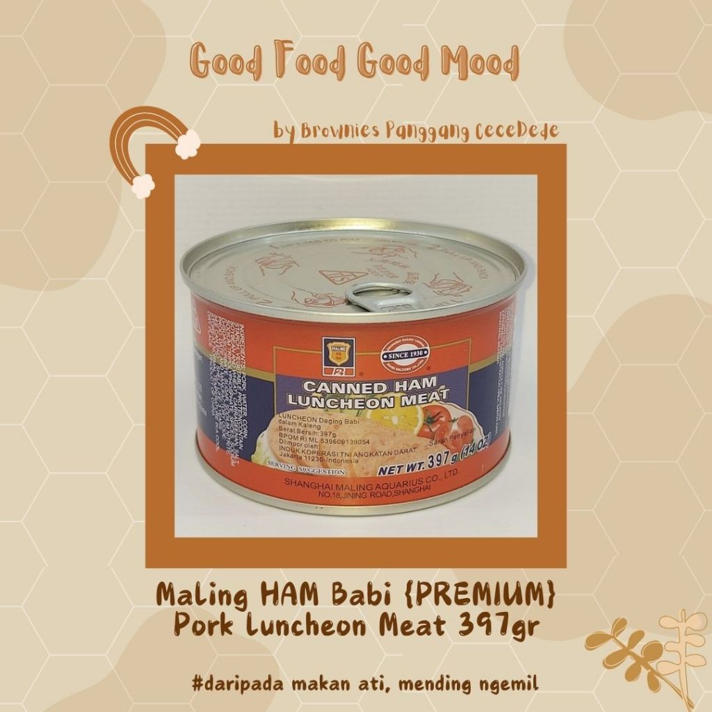 Jual Maling Ham Babi Premium / Ham Maling Fyf / Pork Luncheon Meat ...