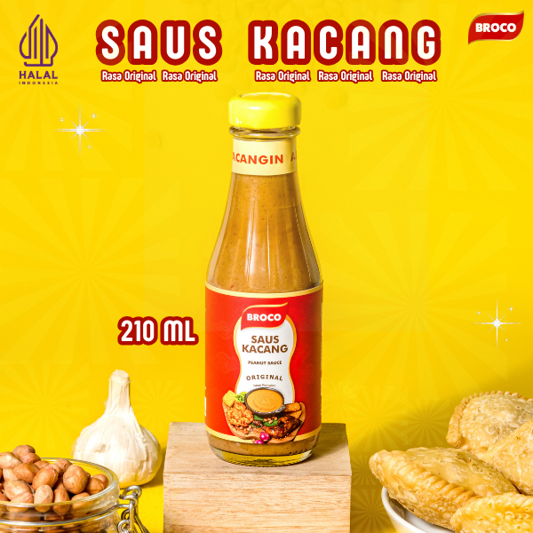 Jual BrocoFood Saus Kacang Rasa Original- Bumbu Masak Instant -Kemasan ...