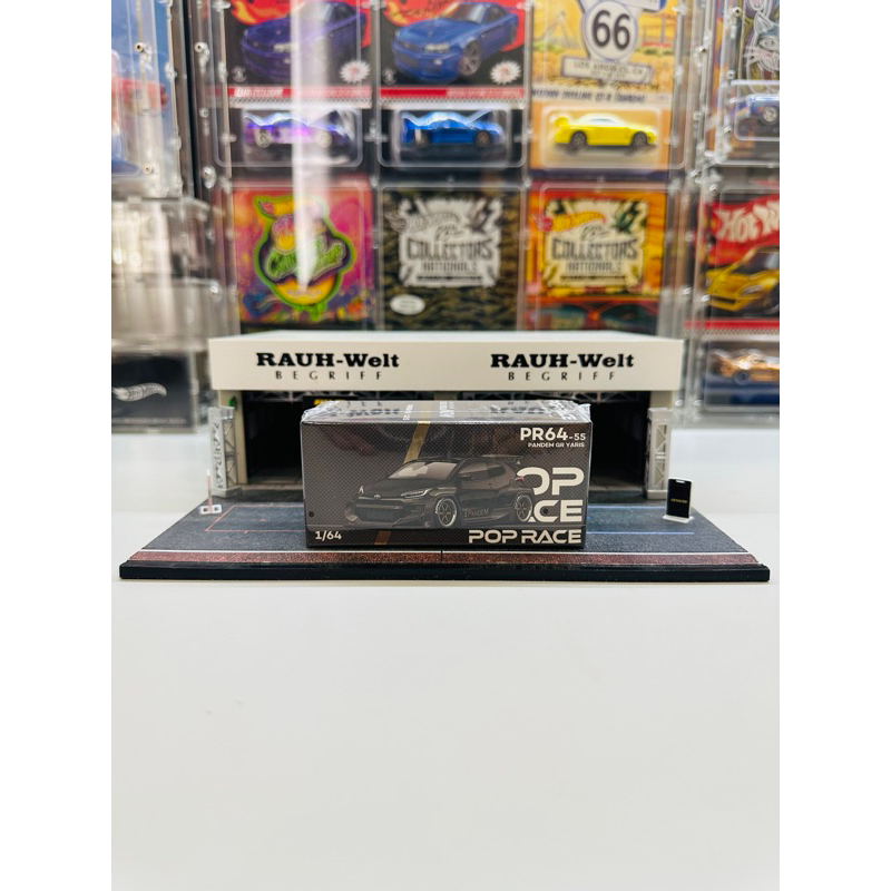 Jual Pop Race 1:64 Pandem GR Yaris Dark Chrome Gold Rims Global Version ...