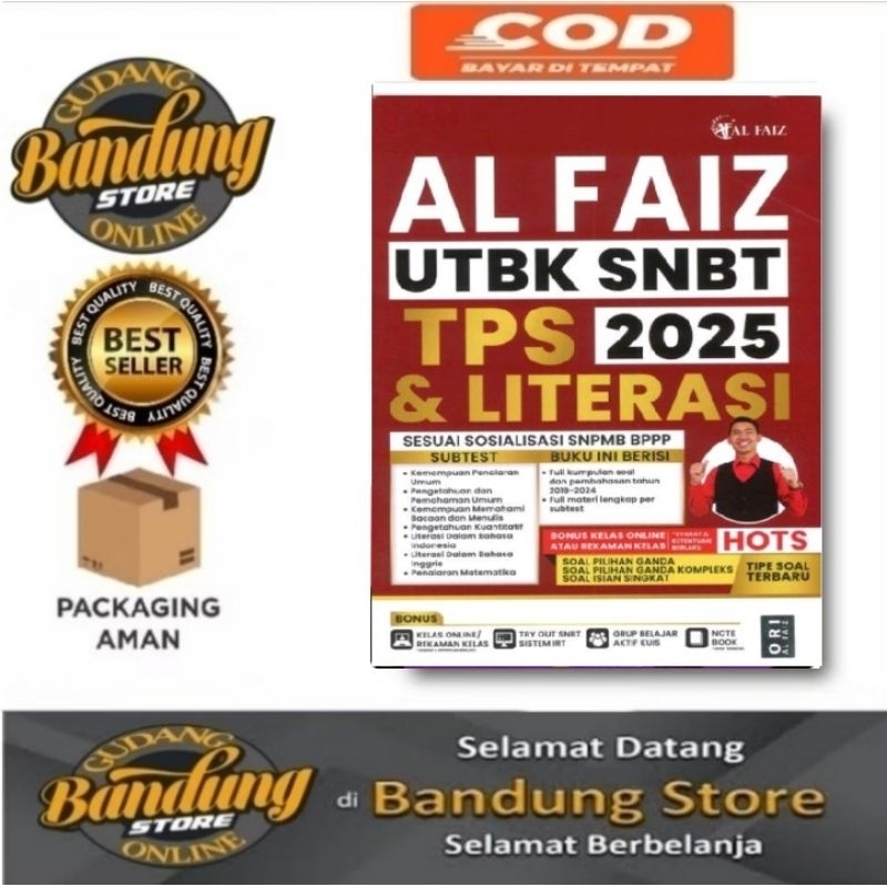Jual buku ql-faiz UTBK SNBT 2025 TPS & literasi | Shopee Indonesia