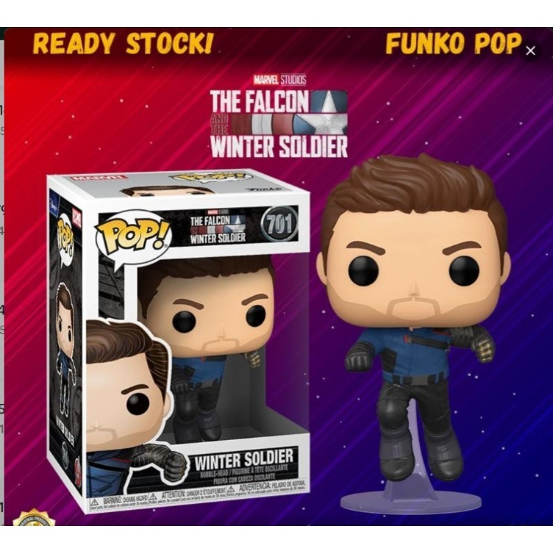 Jual Funko POP! Marvel - The Falcon and Winter - The Winter Soldier ...