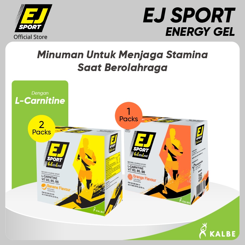 Jual EJ Sport Banana 2 Pack + EJ Sport Orange 1 Pack - Energy Gel ...