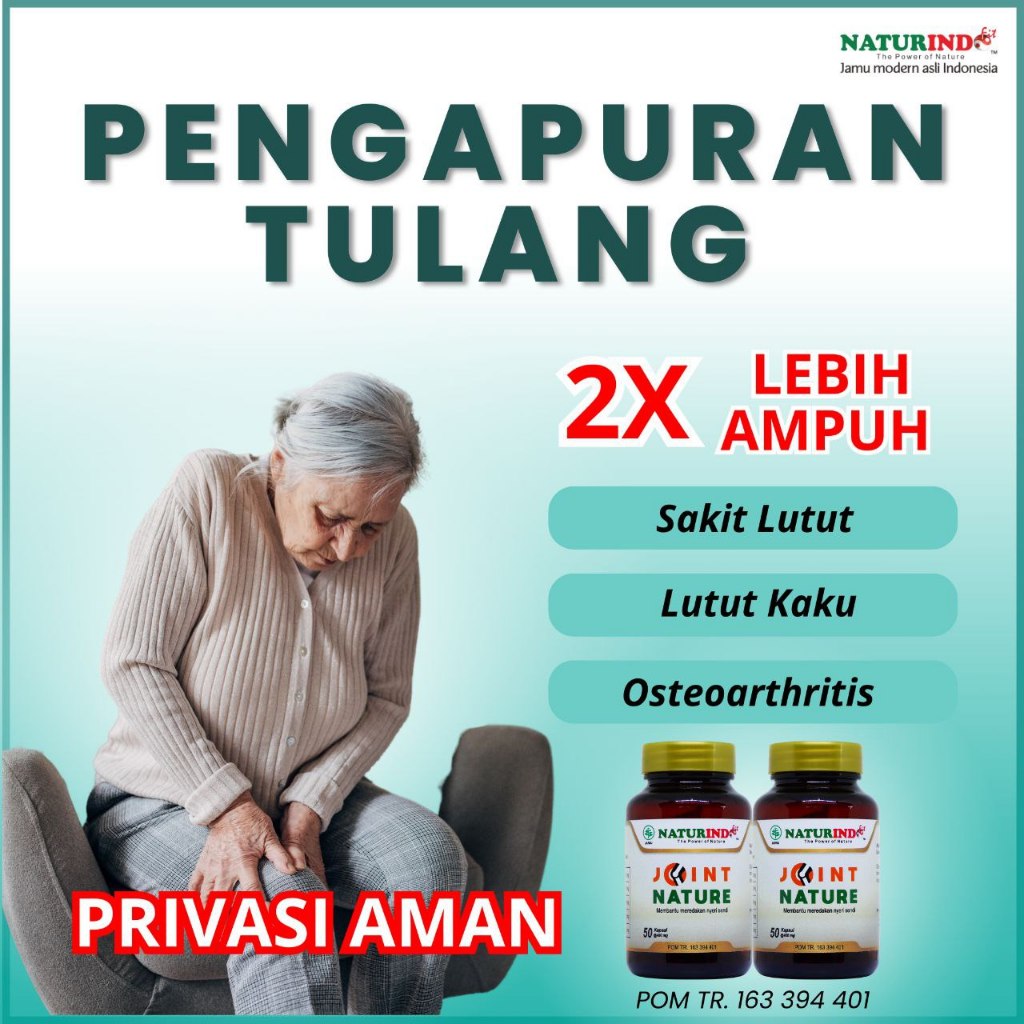 Jual Obat Pengapuran Sendi Tulang Lutut Nyeri Kaku Osteoarthritis ...