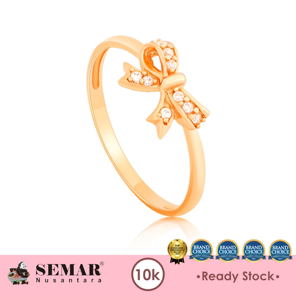 Jual Cincin Emas Amara Coquette Gold 10K Semar Nusantara | Shopee Indonesia