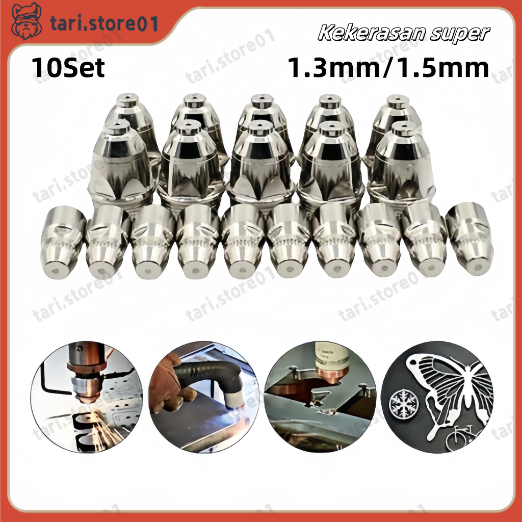 Jual 100%ORI⭐Ready & Garansi⭐NEW 10set Nozzle Welding Tip Plasma P80 Nozzle & Electrode Tip ...