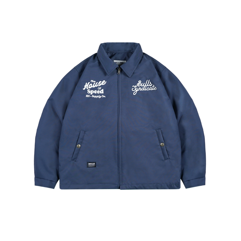 Jual BULLS SYNDICATE Jacket Ashway navy | Shopee Indonesia