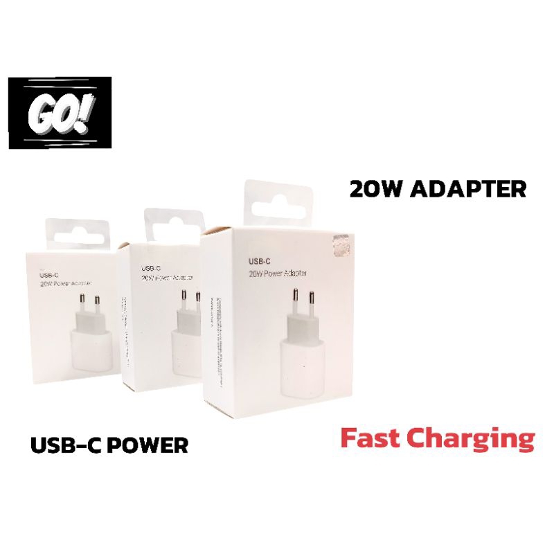 Jual Batok Charger Fast Charging USB-C Power Adapter 20.Watt ( B ...