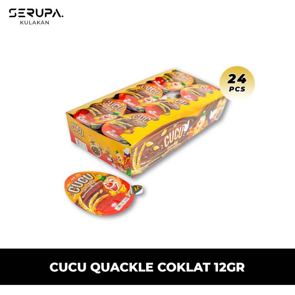 Jual Cucu Quackle Coklat 12gr (1 pack isi 24 pcs) | Shopee Indonesia