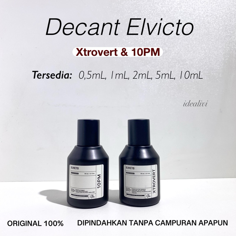 Jual DECANT - SHARE IN BOTTLE - SHARE IN JAR - TESTER PARFUM ELVICTO ...