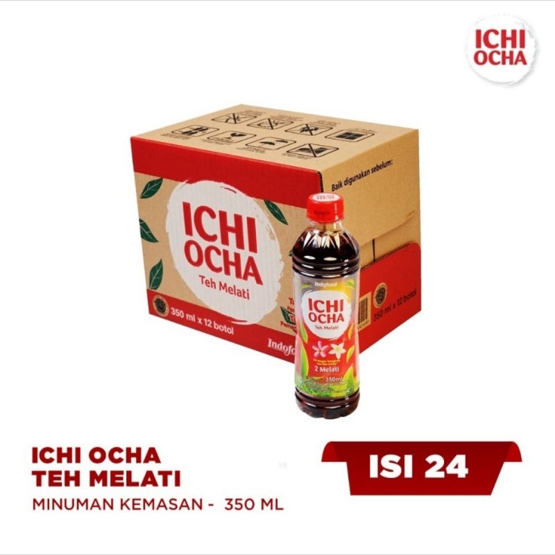 Jual ICHI OCHA TEH MELATI 350ML 1 KARDUS / DOS / KARTON ISI 24PCS | Shopee Indonesia