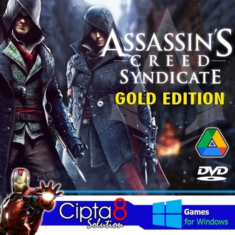 Jual ASSASSINS CREED SYNDICATE GOLD EDITION + DLC - GAME PC | Shopee ...