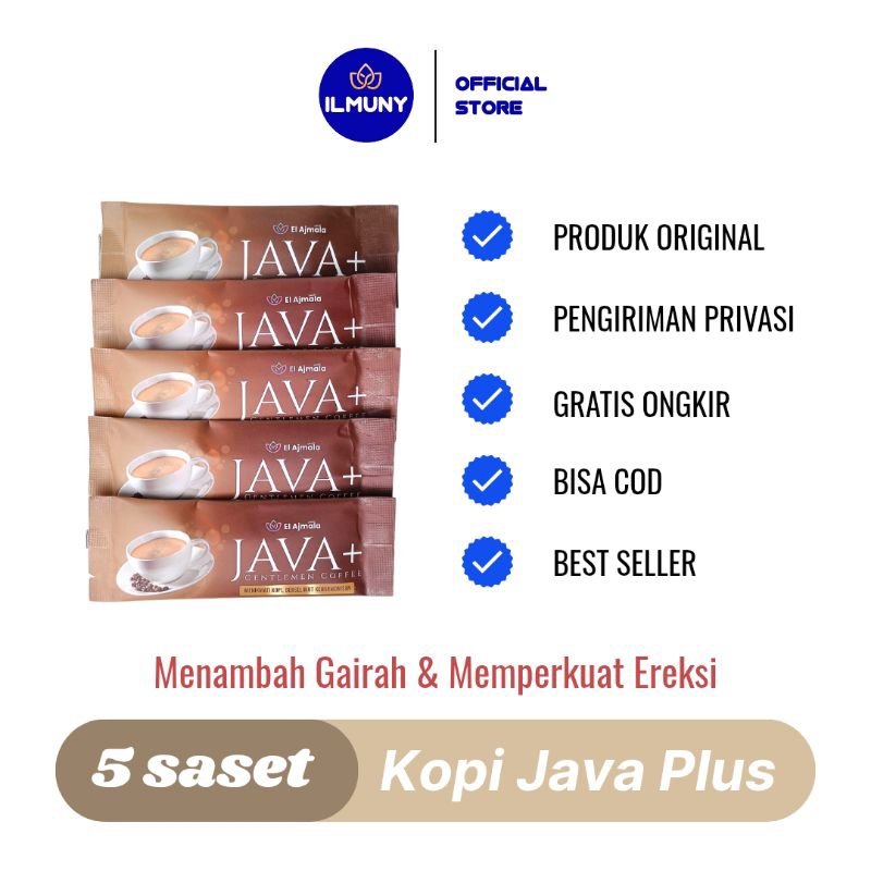 Jual 5 Saset Kopi Java kopi Java Plus Kopi Vitalitas Terfavorit ...