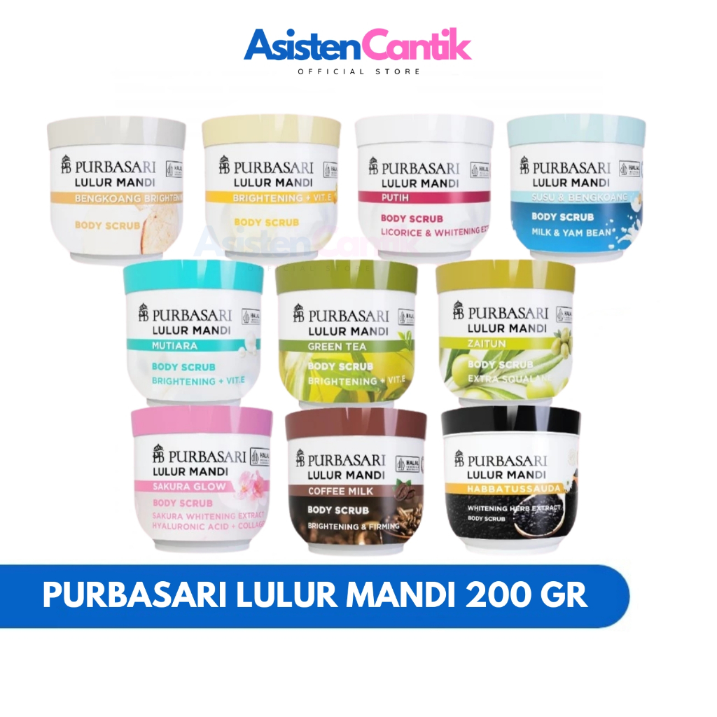 Jual PURBASARI Lulur Mandi Body Scrub Mencerahkan Melembabkan ...