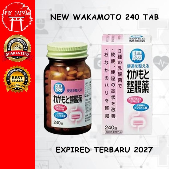 Jual New Wakamoto 240 Probiotik Original | Shopee Indonesia