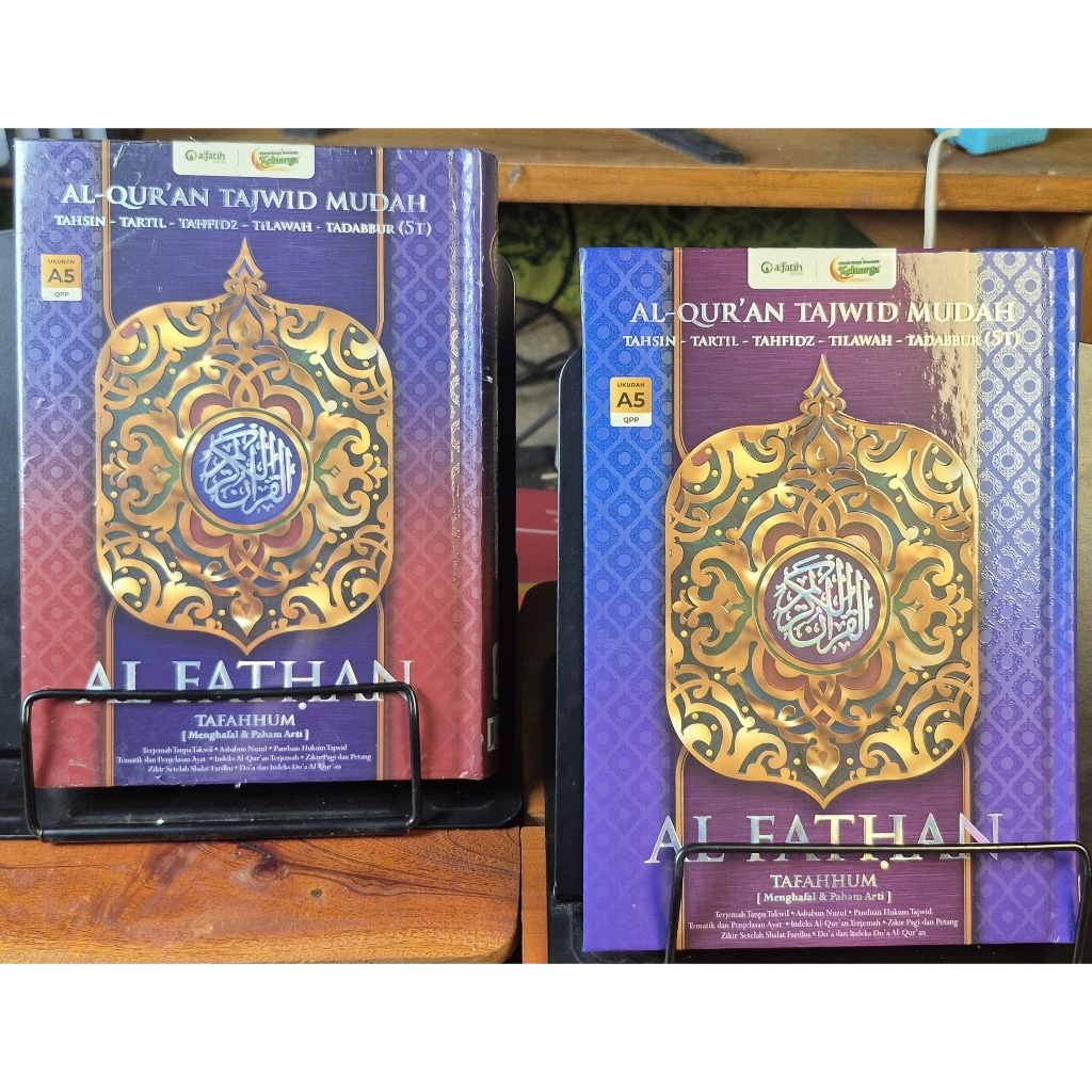 Jual Al-Quran Al-Fathan Ukuran A5 Metode Menghafal & Paham Arti | Shopee Indonesia