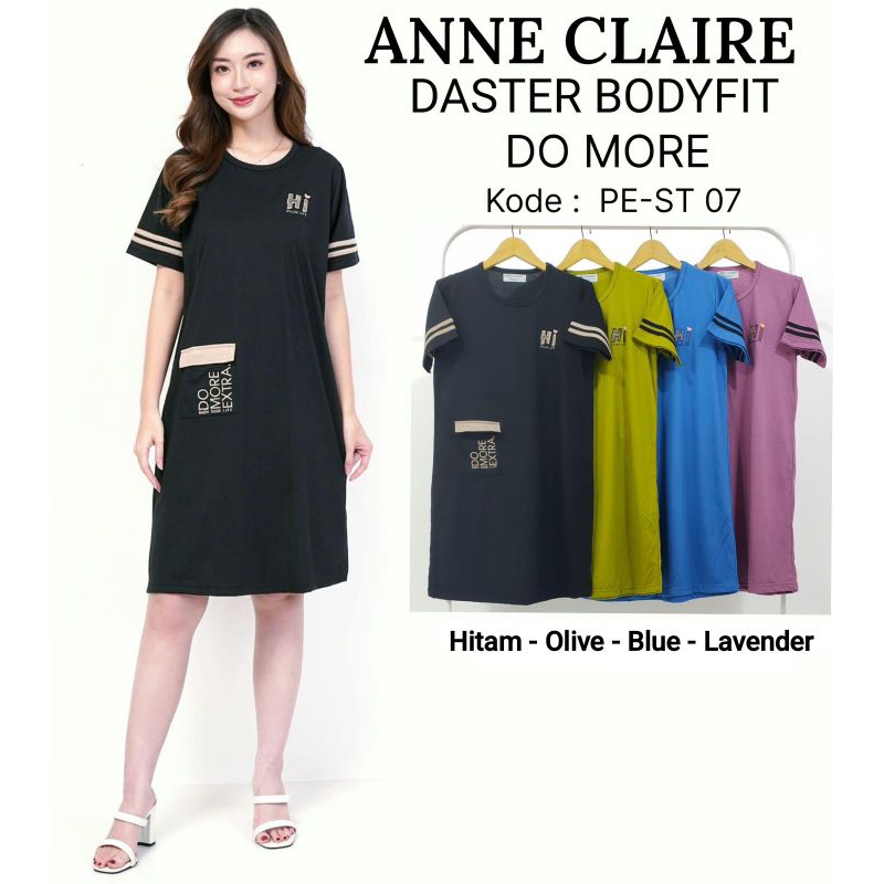 Jual TERMURAH Daster ANNE CLAIRE Lengan Pendek Body Fit / All Size PE 360, PEST 02, PEST 07 ...
