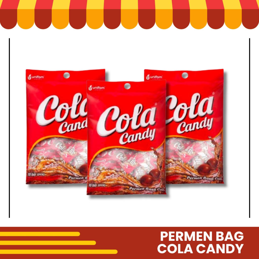 Jual Permen Jadul Cola Candy Perme Coca Cola Pemen Minuman Soda Segar ...